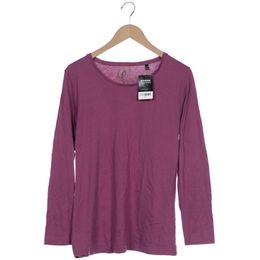 Ulla Popken Damen Langarmshirt, flieder, Gr. 42