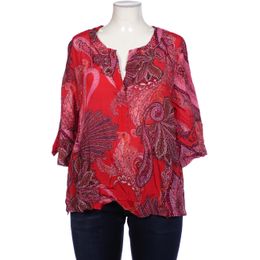 Selection by Ulla Popken Damen Bluse, rot, Gr. 46