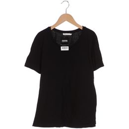 hessnatur Damen T-Shirt, schwarz, Gr. 40