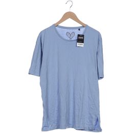 Ulla Popken Damen T-Shirt, blau, Gr. 42