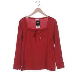 Ulla Popken Damen Langarmshirt, rot, Gr. 42