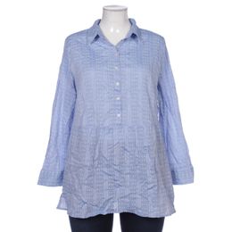 Ulla Popken Damen Bluse, blau, Gr. 46