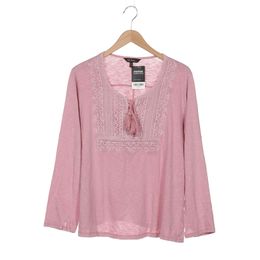 Ulla Popken Damen Langarmshirt, pink, Gr. 46