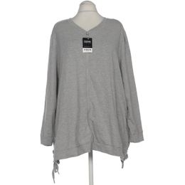 Ulla Popken Damen Sweatshirt, grau, Gr. 58