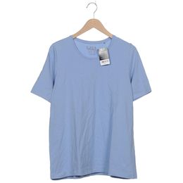 Ulla Popken Damen T-Shirt, blau, Gr. 42