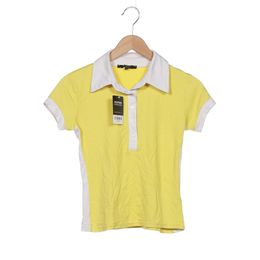 Hallhuber Damen Poloshirt, gelb, Gr. 36