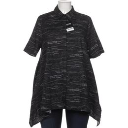 Pure by Ulla Popken Damen Bluse, schwarz, Gr. 42