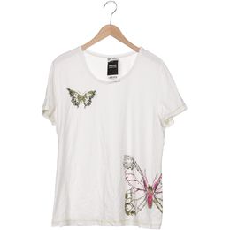 Ulla Popken Damen T-Shirt, weiß, Gr. 46