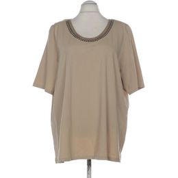 Selection by Ulla Popken Damen T-Shirt, beige, Gr. 54