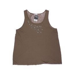 Ulla Popken Damen Top, braun, Gr. 58