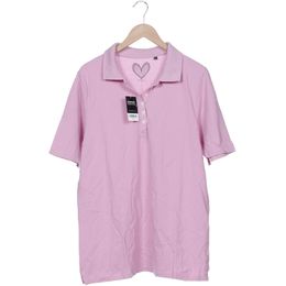 Ulla Popken Damen Poloshirt, pink, Gr. 42