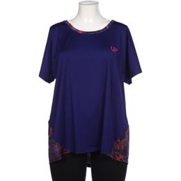 Ulla Popken Damen T-Shirt, blau, Gr. 46