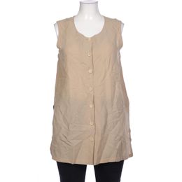 Ulla Popken Damen Bluse, beige, Gr. 46