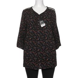 Ulla Popken Damen Bluse, schwarz, Gr. 46