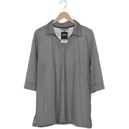 Ulla Popken Damen Langarmshirt, grau, Gr. 50