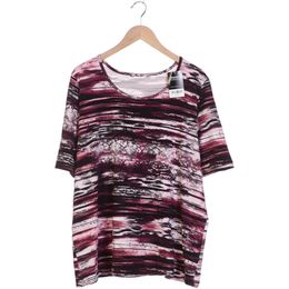 Ulla Popken Damen T-Shirt, bordeaux, Gr. 48