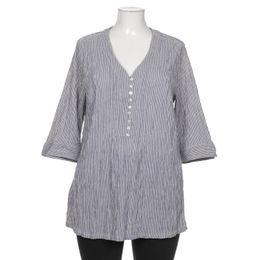 Ulla Popken Damen Bluse, blau, Gr. 46