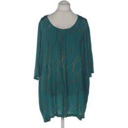 Ulla Popken Damen Bluse, blau, Gr. 54