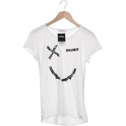 Diesel Damen T-Shirt, weiß, Gr. 34