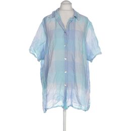 Ulla Popken Damen Bluse, blau, Gr. 54