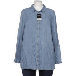 Ulla Popken Damen Bluse, blau, Gr. 42