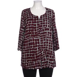 Ulla Popken Damen Bluse, bordeaux, Gr. 46