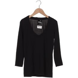 BOSS by Hugo BOSS Damen Langarmshirt, schwarz, Gr. 36