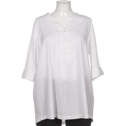 Ulla Popken Damen Bluse, weiß, Gr. 46