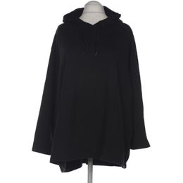 Ulla Popken Damen Kapuzenpullover, schwarz, Gr. 54