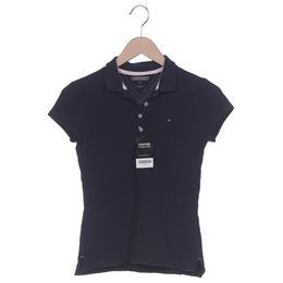 Tommy Hilfiger Damen Poloshirt, marineblau, Gr. 34