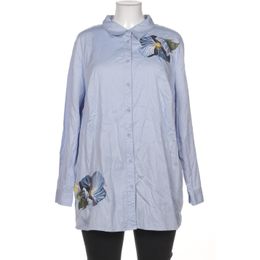 Ulla Popken Damen Bluse, blau, Gr. 50