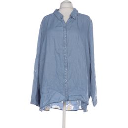 Ulla Popken Damen Bluse, blau, Gr. 48