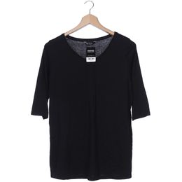 Ulla Popken Damen Langarmshirt, schwarz, Gr. 46