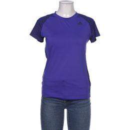 Adidas Damen T-Shirt, blau, Gr. 38