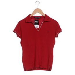 Tommy Hilfiger Damen Poloshirt, rot, Gr. 36