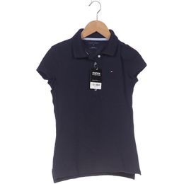 Tommy Hilfiger Damen Poloshirt, marineblau, Gr. 34