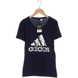 Adidas Damen T-Shirt, marineblau, Gr. 38