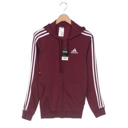 Adidas Damen Kapuzenpullover, bordeaux, Gr. 34