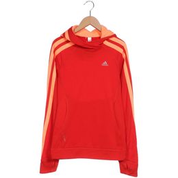 Adidas Damen Kapuzenpullover, orange, Gr. 34