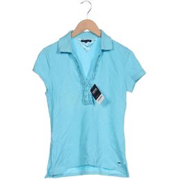 Tommy Hilfiger Damen Poloshirt, blau, Gr. 42