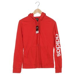 Adidas Damen Kapuzenpullover, rot, Gr. 38