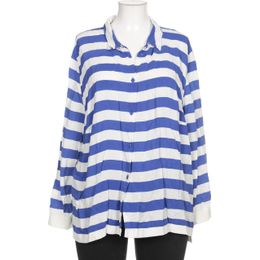 Selection by Ulla Popken Damen Bluse, blau, Gr. 54