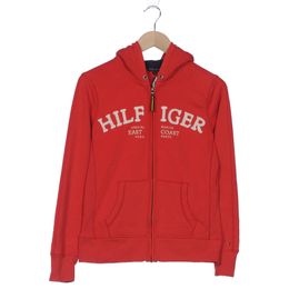 Tommy Hilfiger Damen Kapuzenpullover, rot, Gr. 36