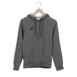 Adidas Damen Kapuzenpullover, grau, Gr. 34