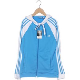 Adidas Damen Kapuzenpullover, blau, Gr. 38