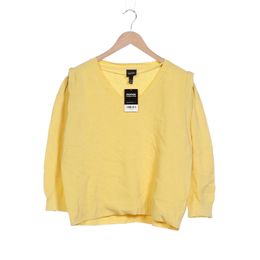 Ulla Popken Damen Pullover, gelb, Gr. 46