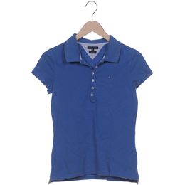 Tommy Hilfiger Damen Poloshirt, blau, Gr. 38