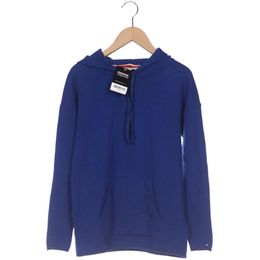 Tommy Hilfiger Damen Kapuzenpullover, blau, Gr. 34