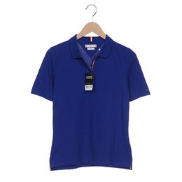 Tommy Hilfiger Damen Poloshirt, blau, Gr. 38