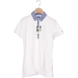 Tommy Hilfiger Damen Poloshirt, weiß, Gr. 38